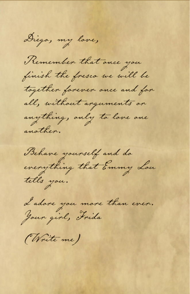 Frida Kahlo and Her Kissmark - Vintage Letter Co.