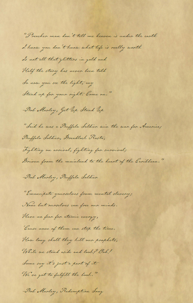 Bob Marley – On “Rebelution” - Vintage Letter Co.