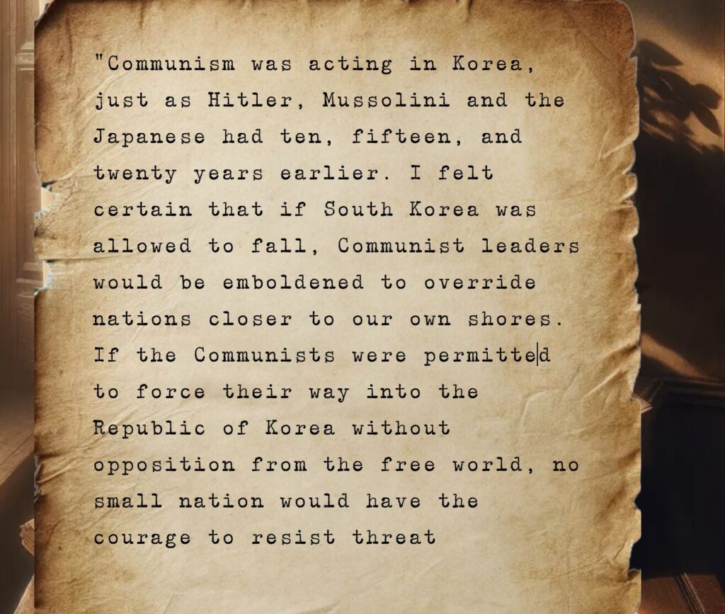 Korean War - A Reflective Letter on Conflict and Resilience