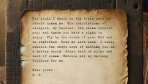 Alexander Hamilton Last Letter: A Heartfelt Farewell