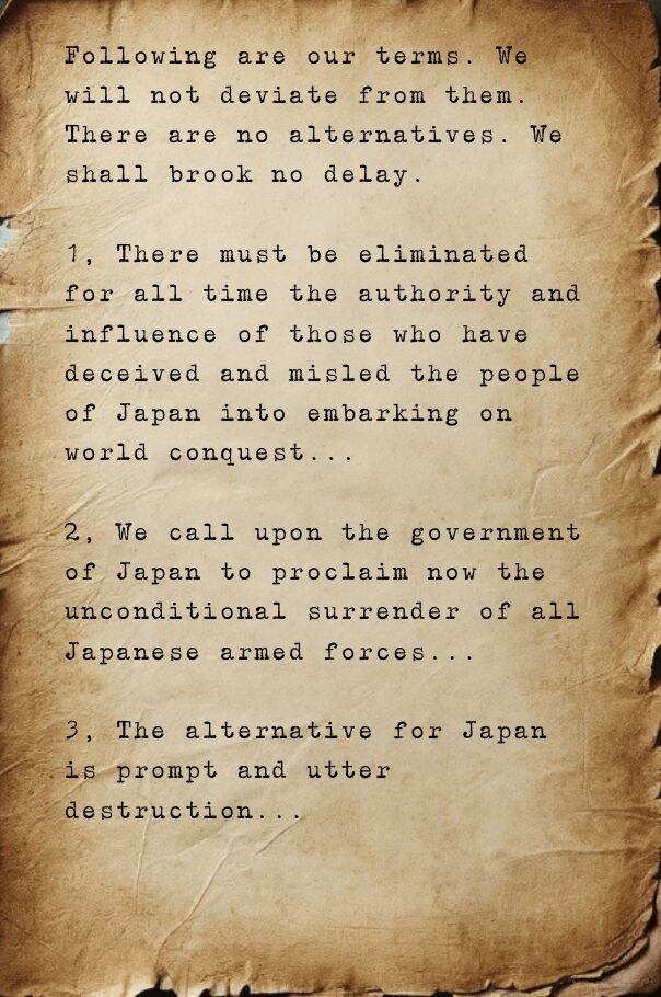 The Ultimatum Letter That Brought An End to WWII
