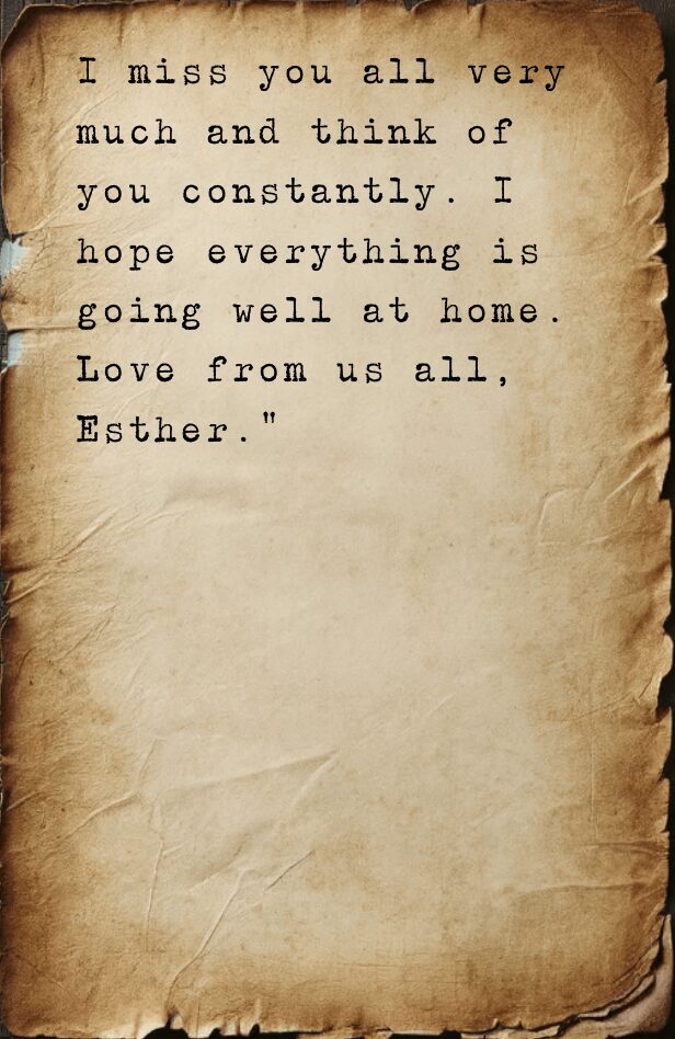 Esther's Letter Before the Titanic Sunk: A Chilling Prelude to A Disaster